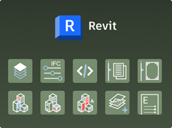 High-resolution image showing a BIM MEP coordination process in Autodesk Revit, powered by ...